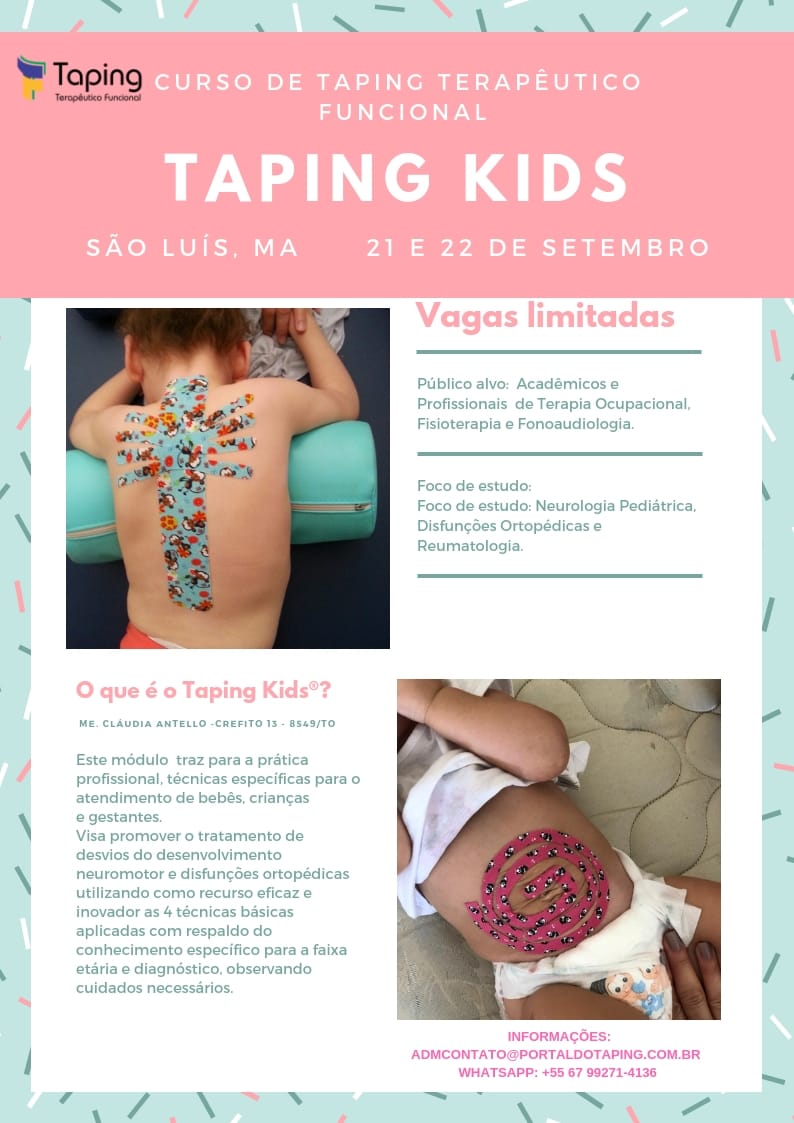 Curso Taping Kids - São Luiz - 2019 ⋆ Portal do Taping